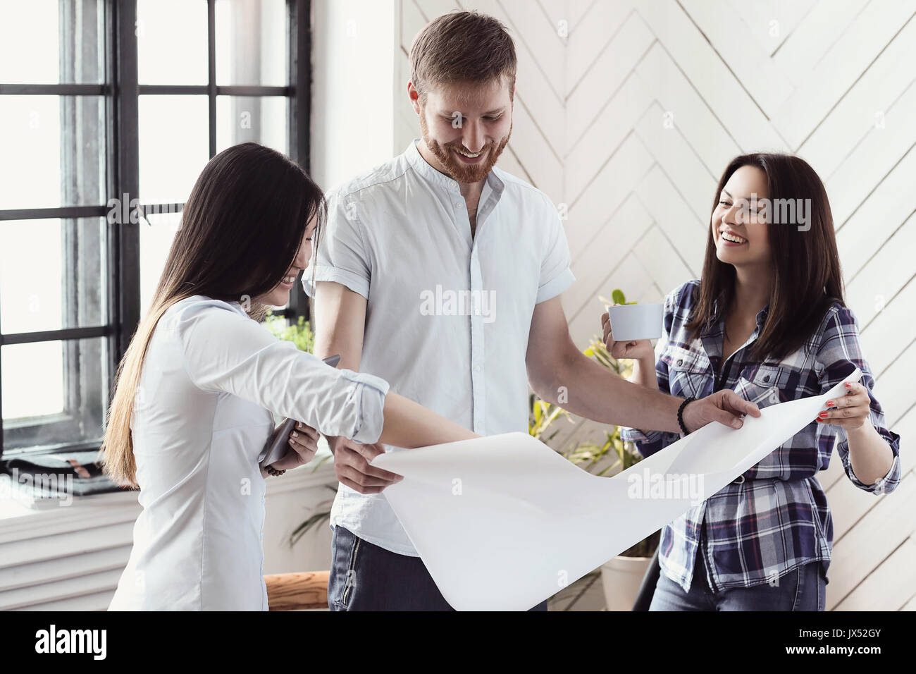 People at work Stock Photo - Alamy