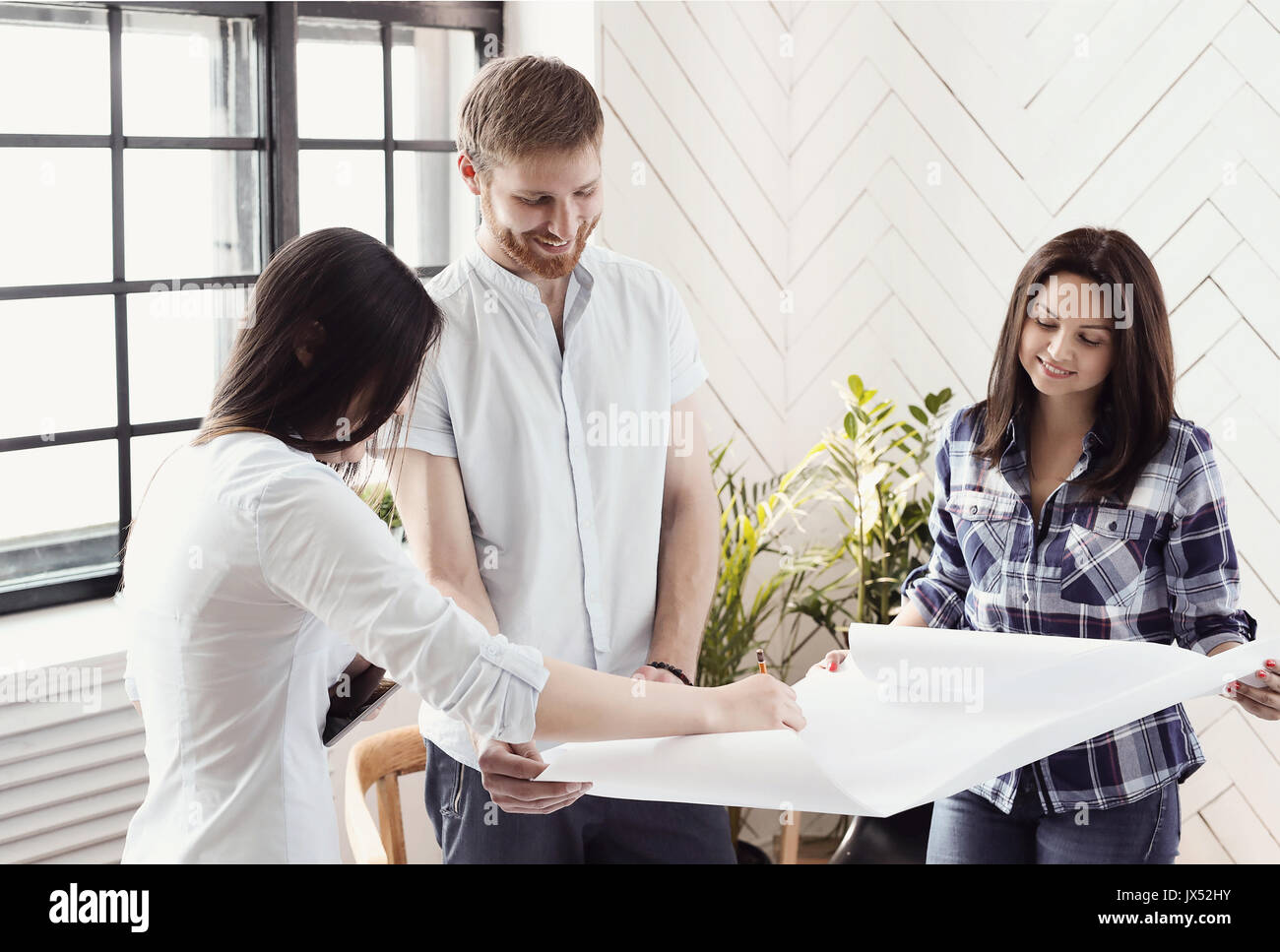 People at work Stock Photo - Alamy