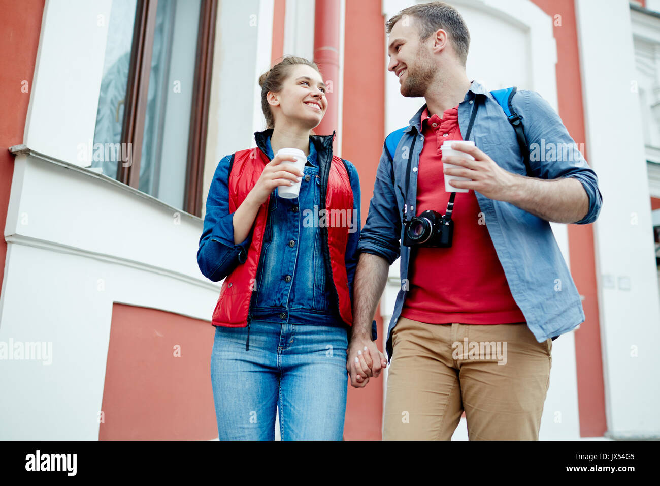 Taking walk in the city Stock Photo - Alamy
