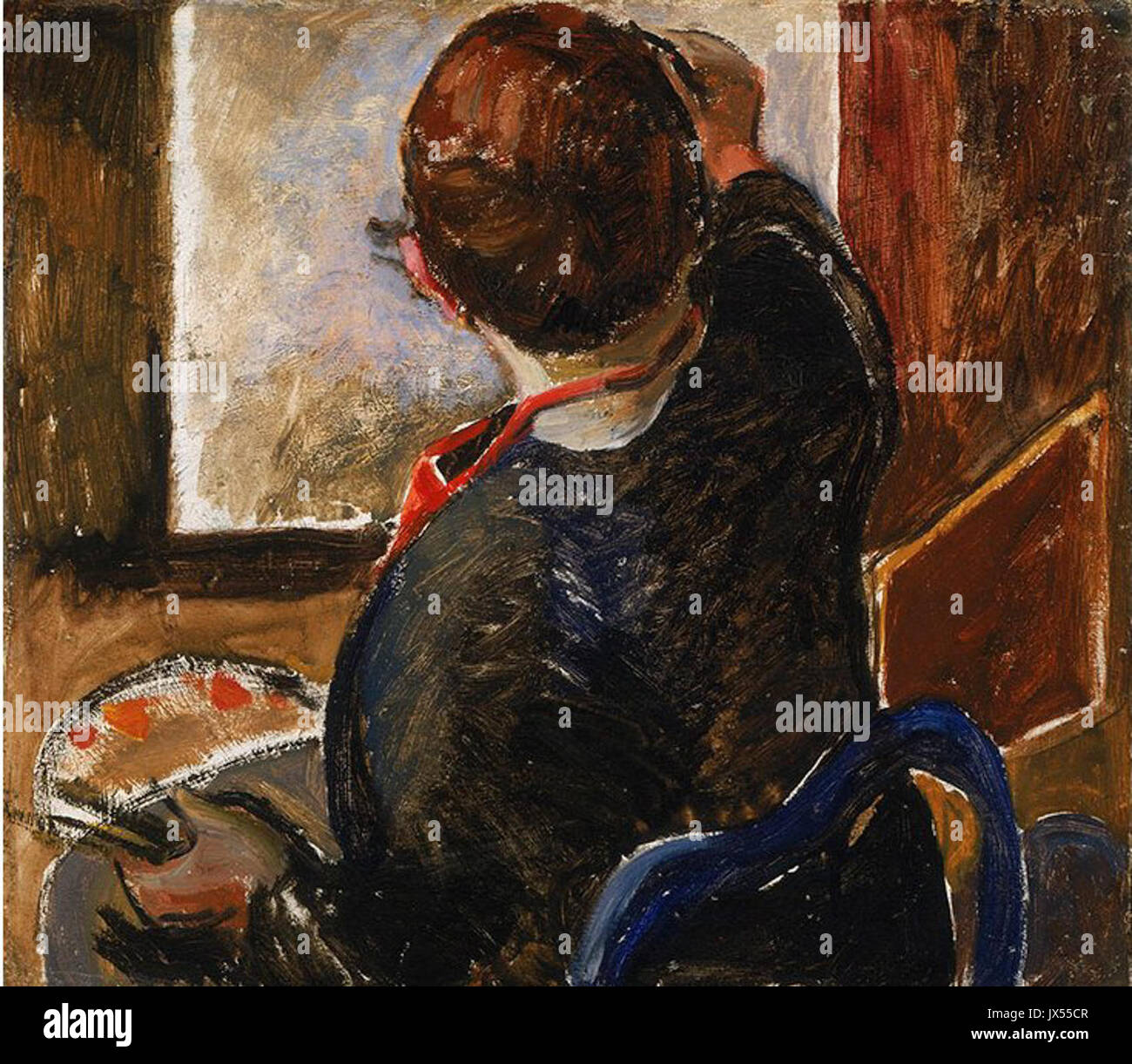 Untitled (Self Portrait) by Emily Carr, 1924 1925 Stock Photo - Alamy