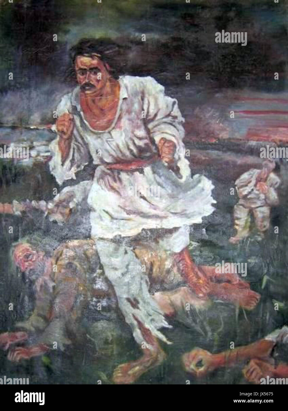 Octav Bancila Scene of the Rising of 1907 Stock Photo - Alamy