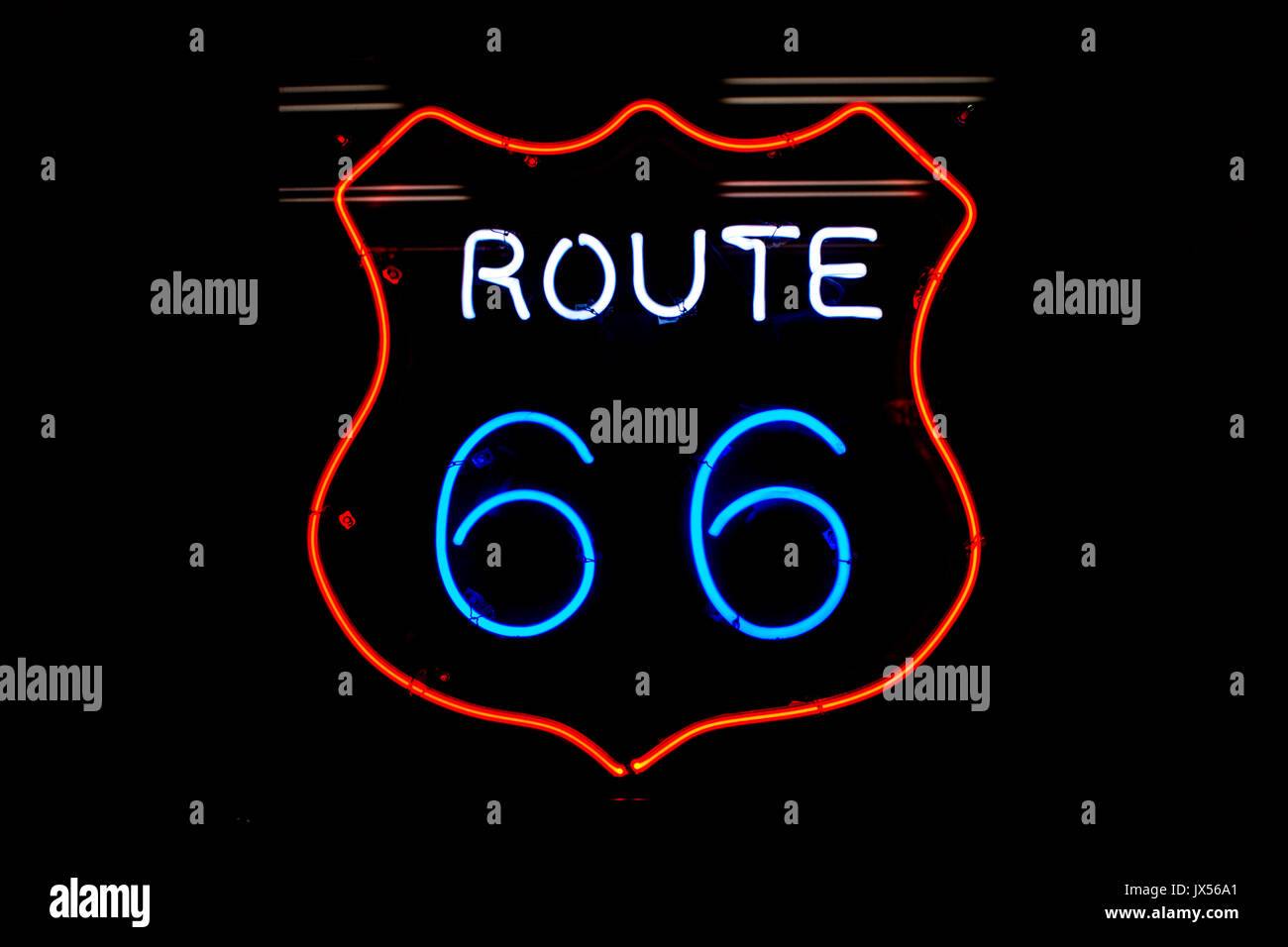 Route 66 red truck hi-res stock photography and images - Alamy