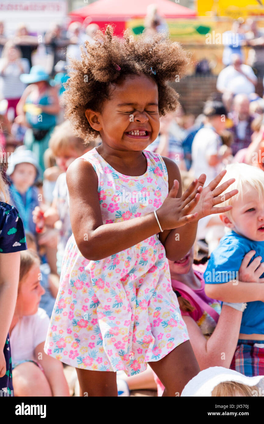 Audience Of Children Clapping