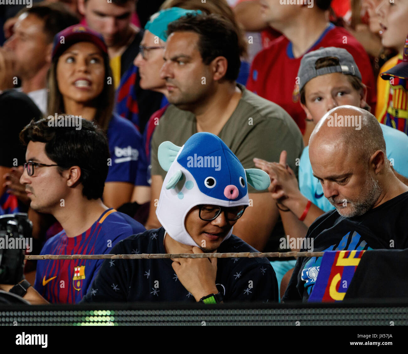 Barcelona camp nou fan hi-res stock photography and images - Alamy