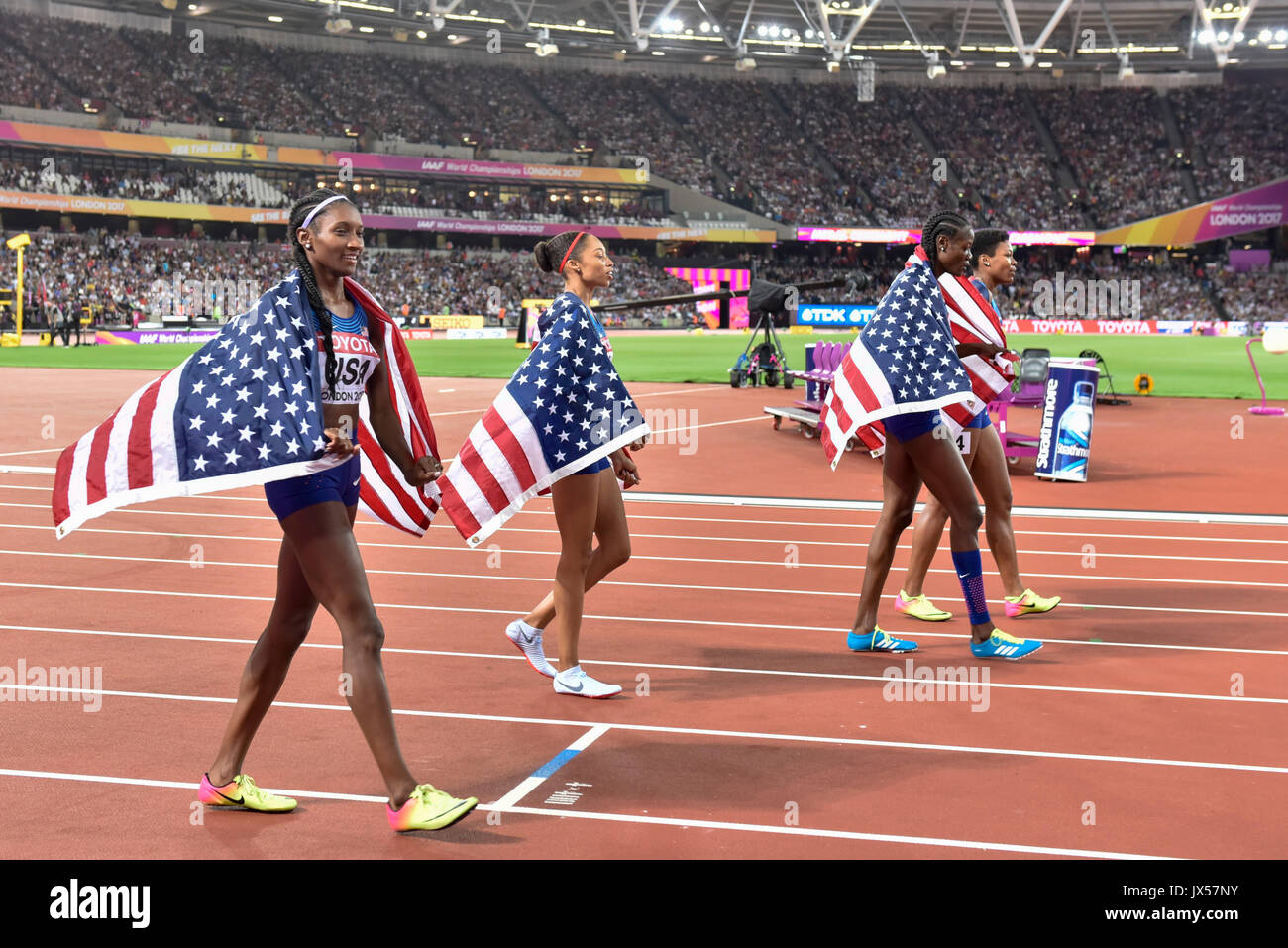Womens 4 x 400m relay hi-res stock photography and images - Alamy