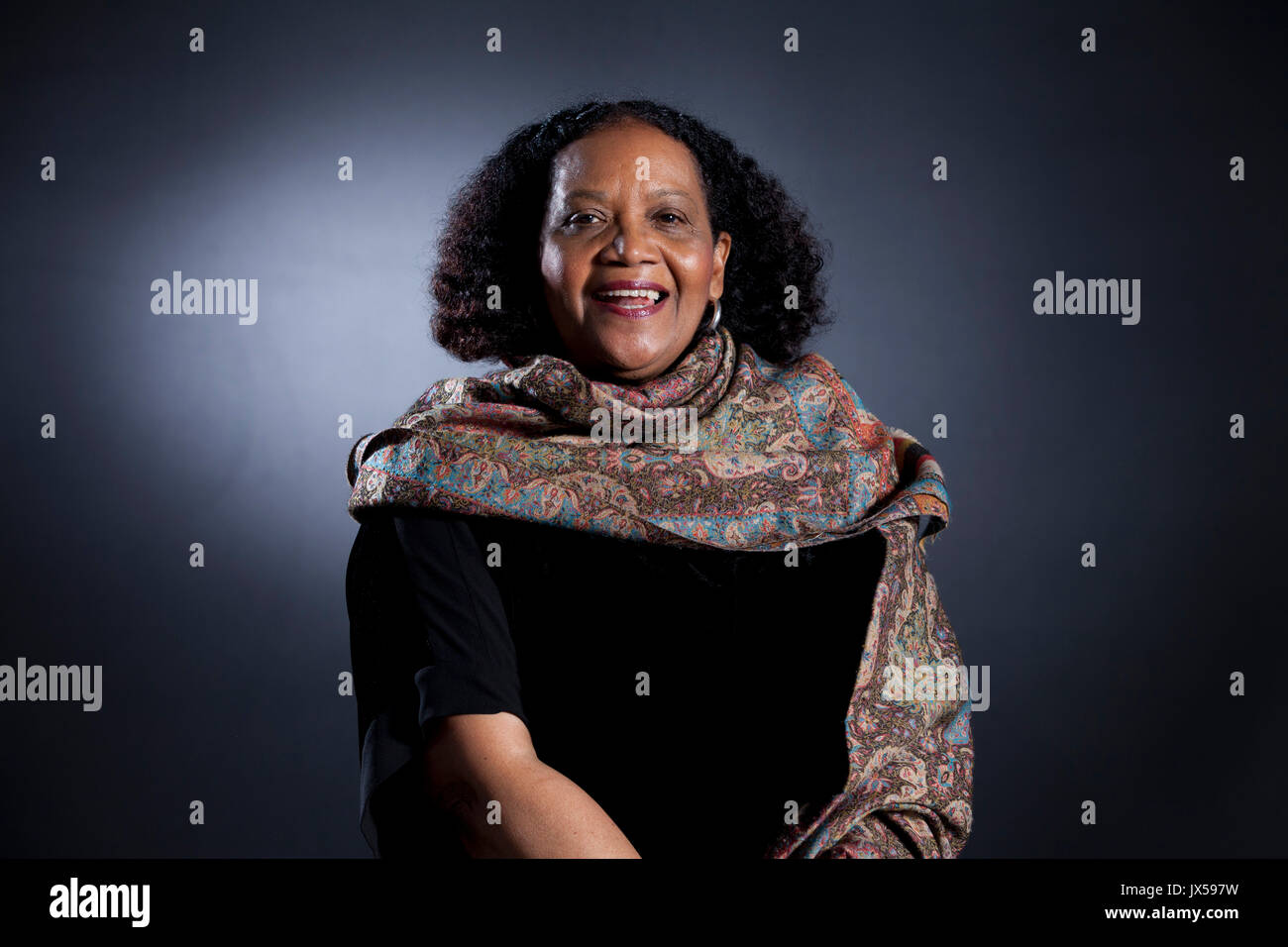 Edinburgh, UK. 14th August 2017. Lorna Goodison, the Jamaican poet ...