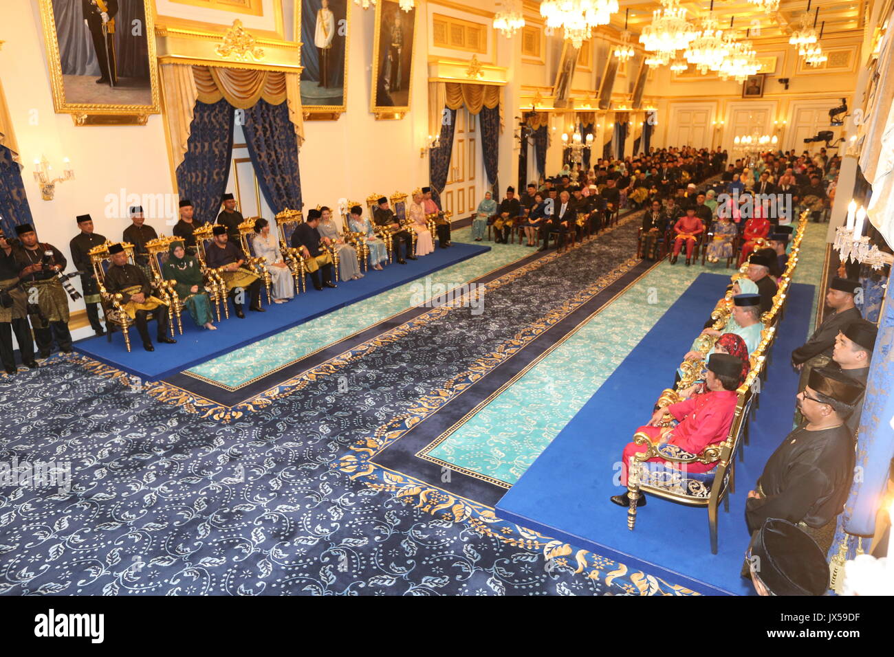 The Palace. 14th Aug, 2017. HANDOUT - Marriage of Princess Tunku Tun ...