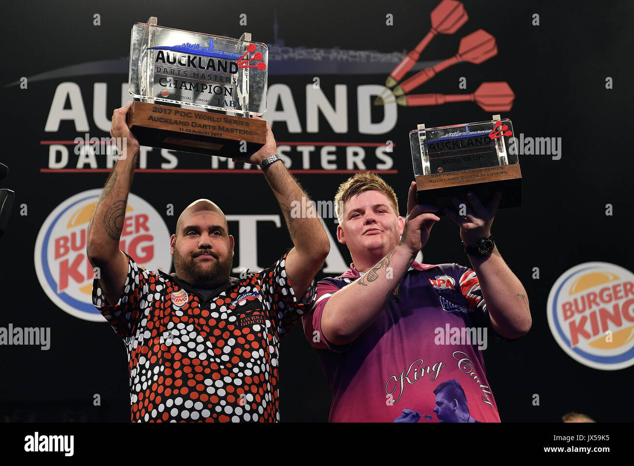 August 13th 2017, Auckland, New Zealand; Corey Cadby and Kyle Anderson ...