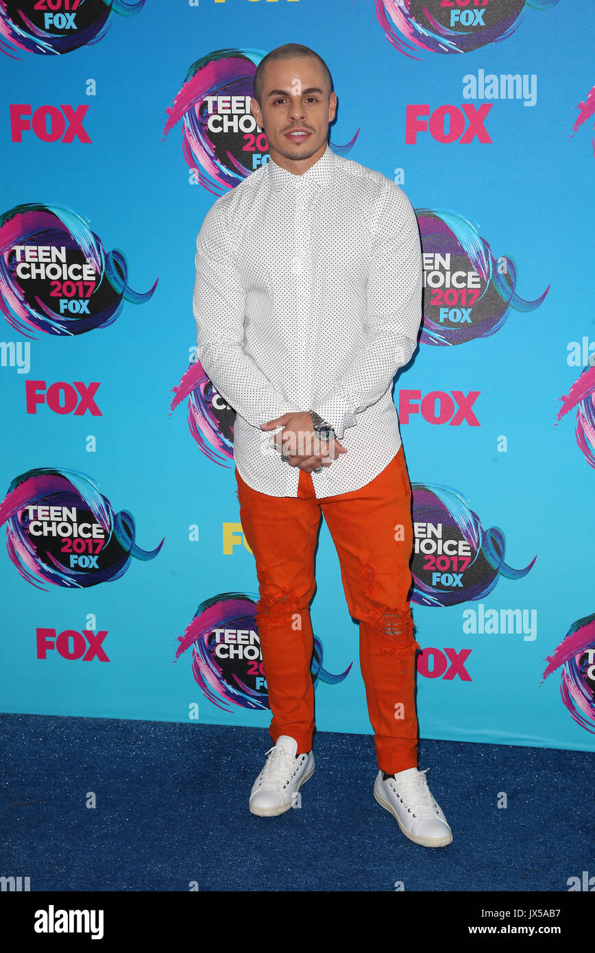 Los Angeles, Ca, USA. 13th Aug, 2017. Casper Smart, at the Teen Choice ...