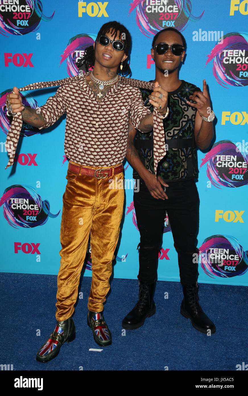 Los Angeles, Ca, USA. 13th Aug, 2017. Swae Lee, Slim Jimmy, at the Teen ...