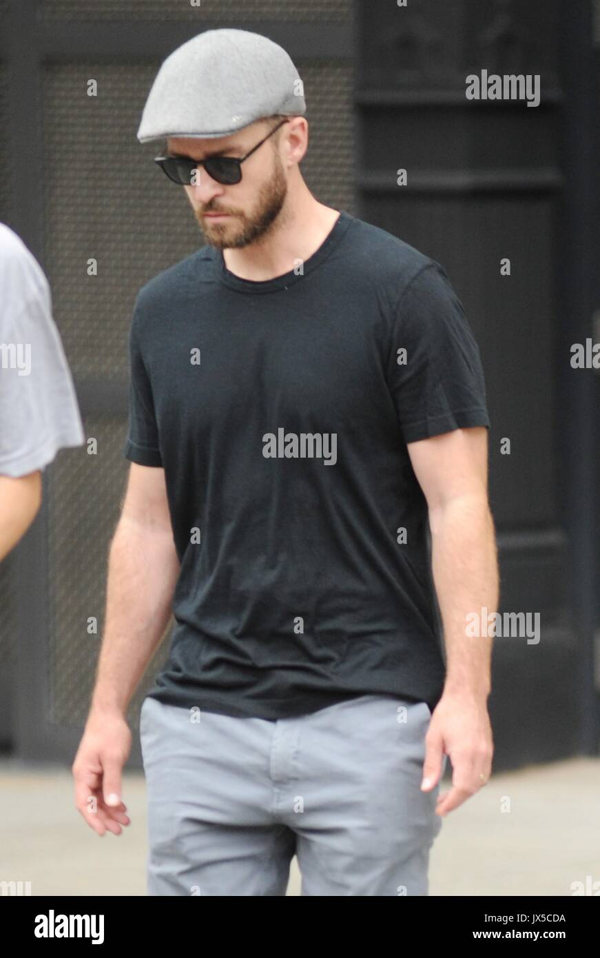 New York, NY, USA. 14th Aug, 2017. Justin Timberlake out and about for ...