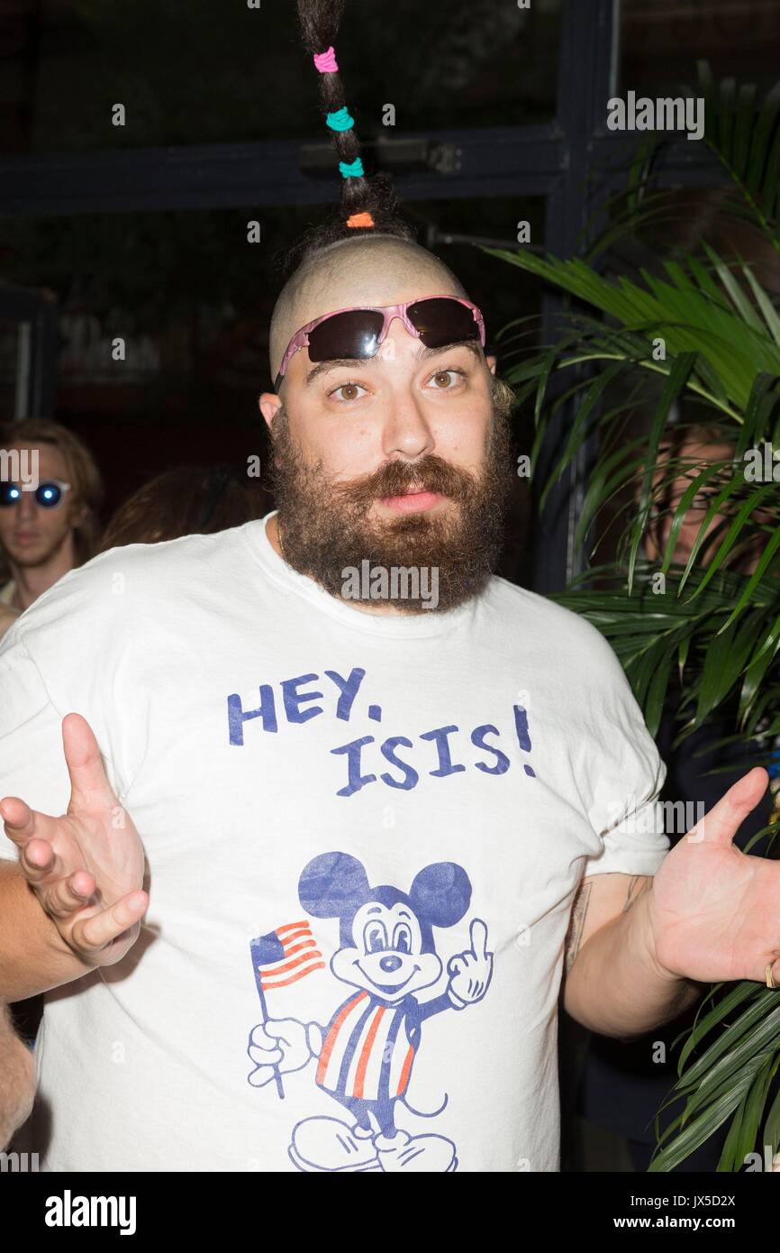 New York, NY, USA. 14th Aug, 2017. Josh Ostrovsky at arrivals for PATTI ...