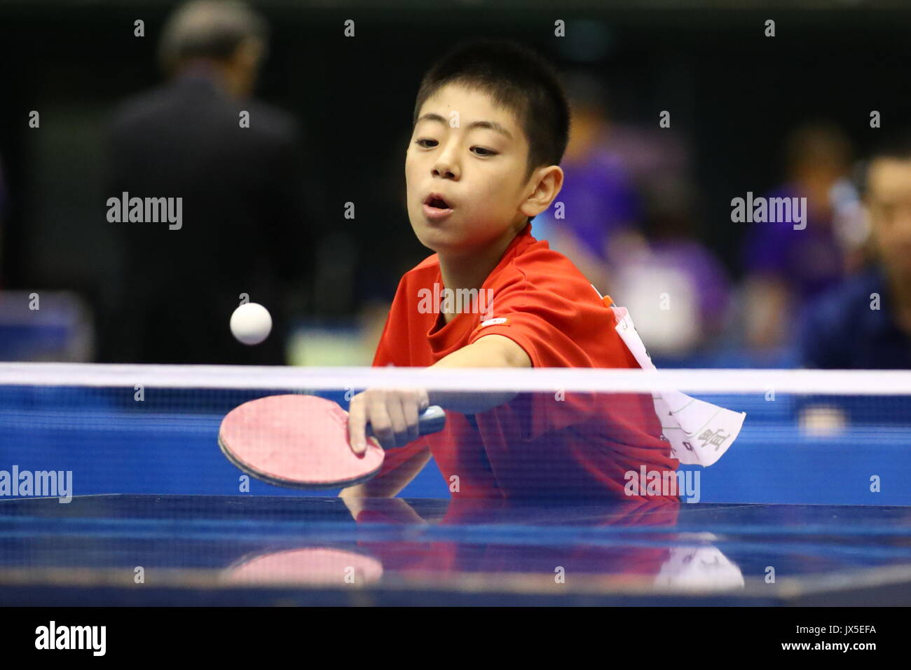 Tokyo Metropolitan Gymnasium, Tokyo, Japan. 14th Aug, 2017. Kouwa Nakamura, AUGUST 14, 2017 ...