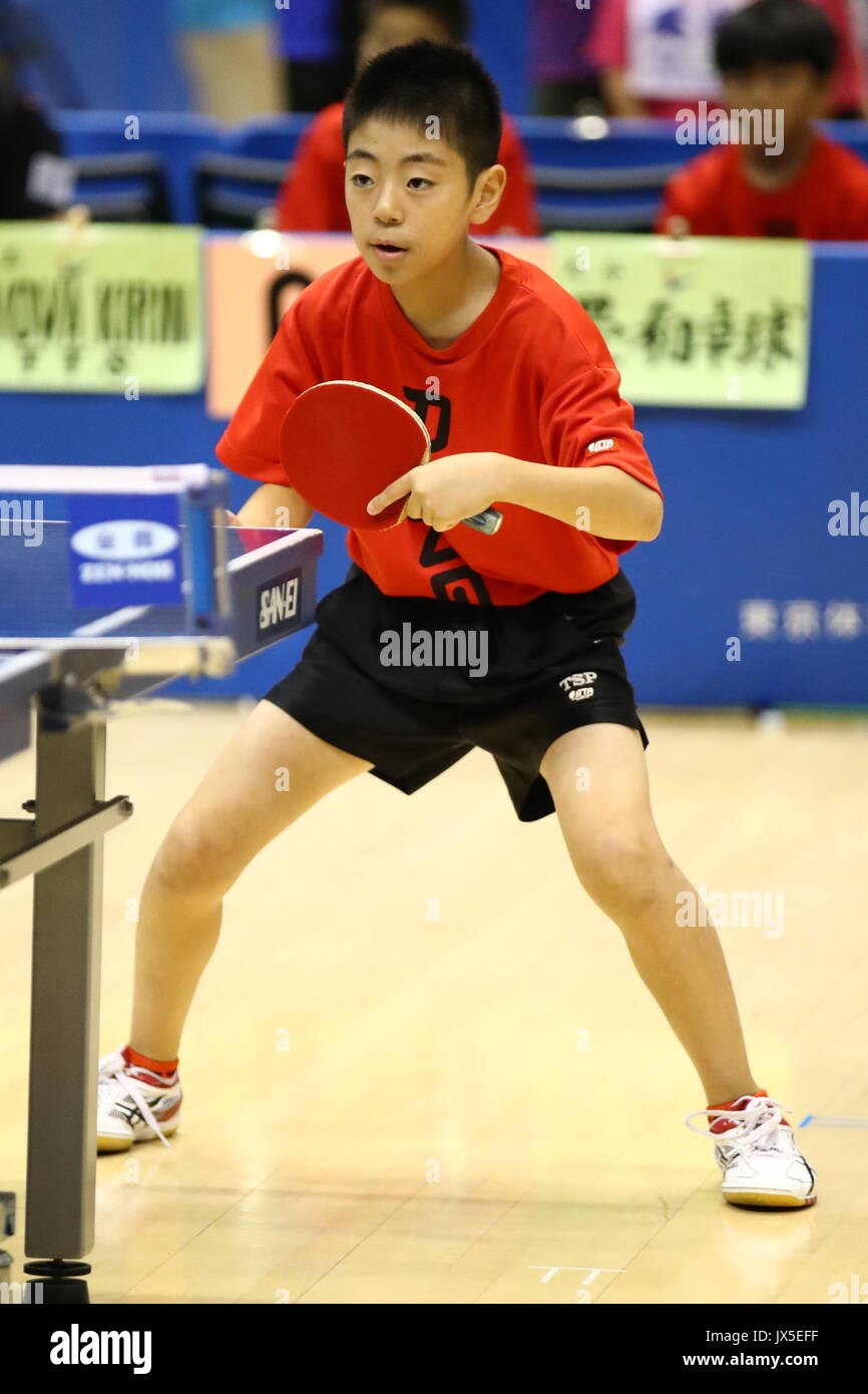 Tokyo Metropolitan Gymnasium, Tokyo, Japan. 14th Aug, 2017. Kouwa Nakamura, AUGUST 14, 2017 ...
