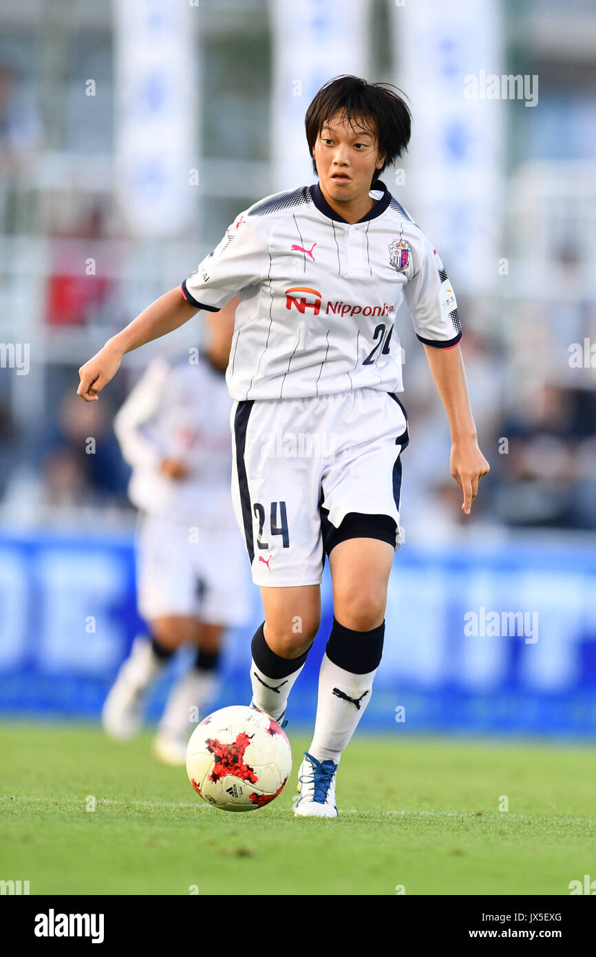 Tokyo, Japan. Credit: MATSUO. 12th Aug, 2017. Tomoko Tanaka (Cerezo Ladies) Football/Soccer ...