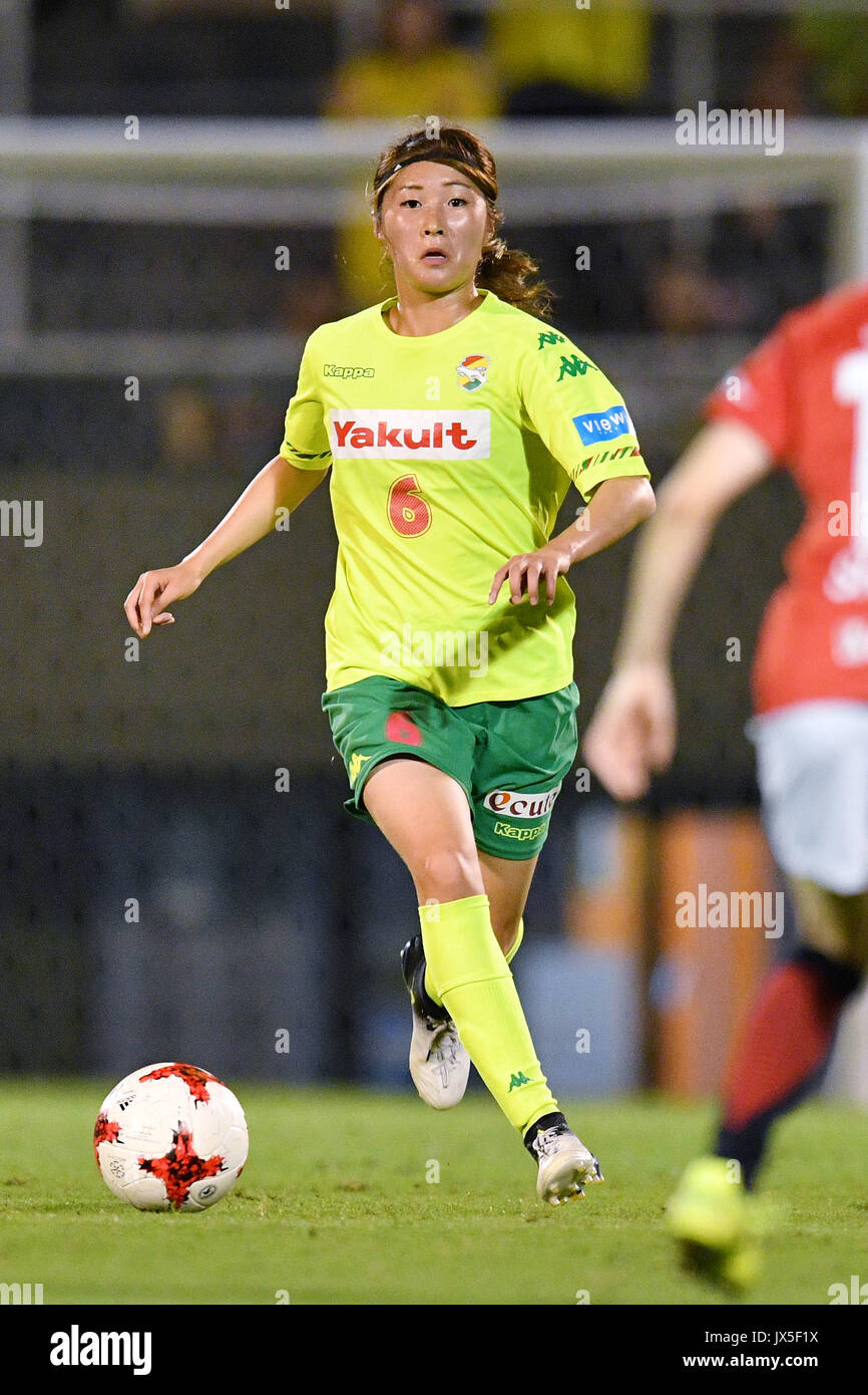 Tokyo, Japan. Credit: MATSUO. 12th Aug, 2017. Ayaka Nishikawa (JEF Ladies) Football/Soccer ...