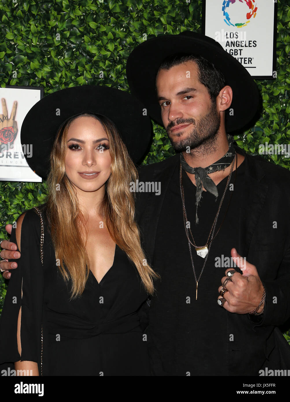 LOS ANGELES, CA - AUGUST 14: Lynette Cenée, Cory James Ferouza, at the ...