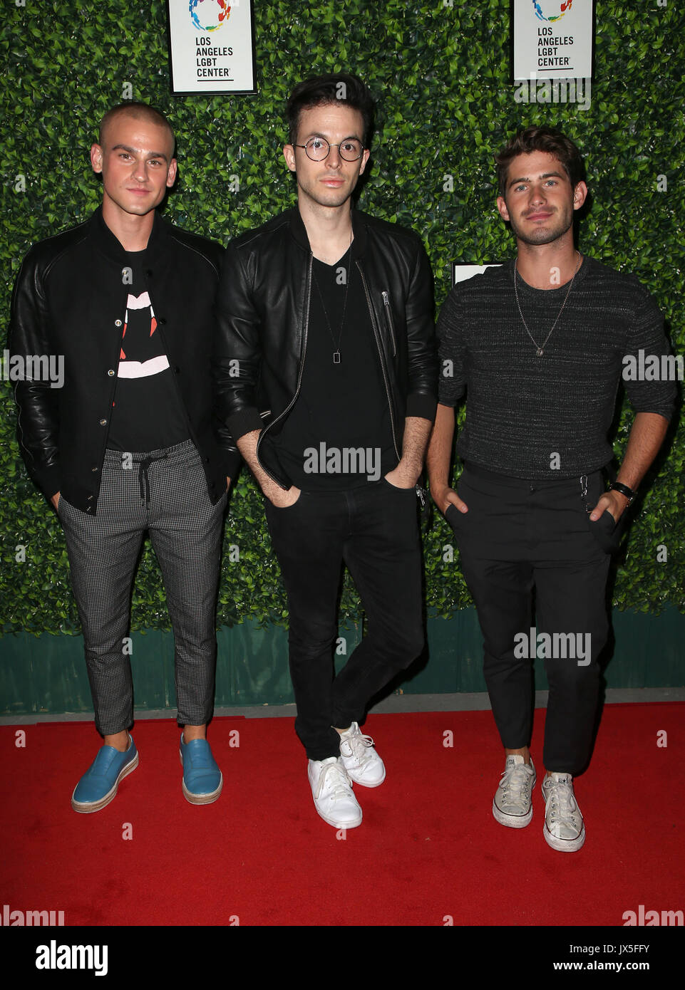 LOS ANGELES, CA - AUGUST 14: Evert Williams, Luke Fontana, Maxwell Poth ...