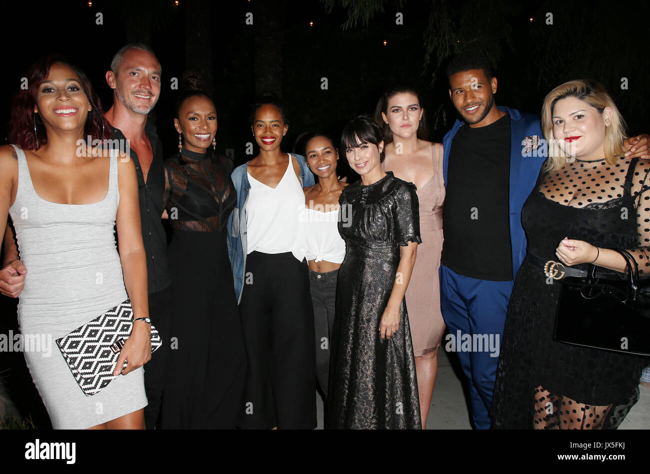 LOS ANGELES, CA - AUGUST 14: Janet Mock, Jeffrey Bowyer-Chapman ...