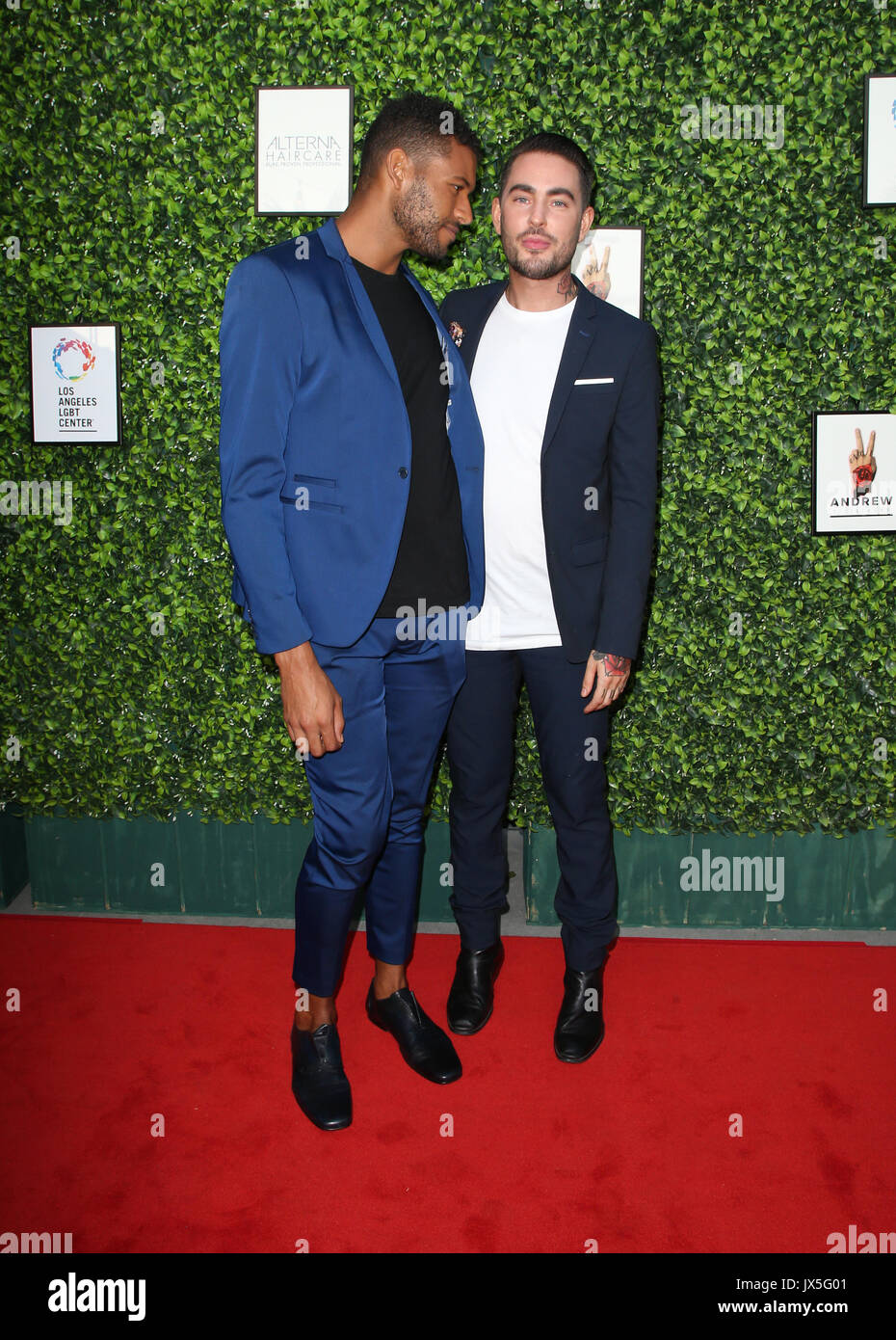 Los Angeles, Ca, USA. 14th Aug, 2017. Jeffrey Bowyer-Chapman, Andrew ...