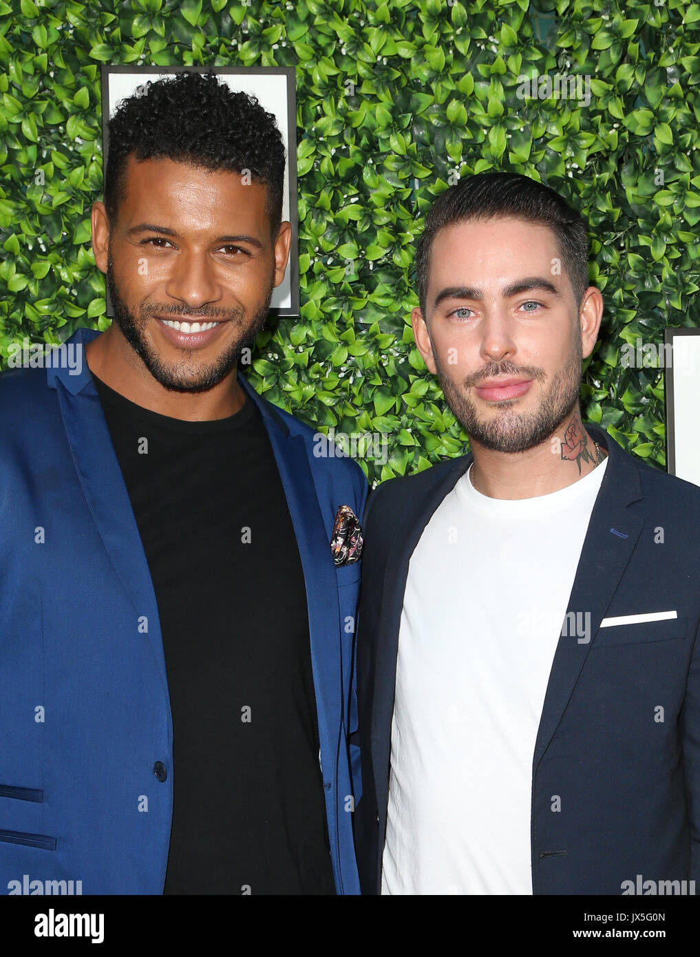Los Angeles, Ca, USA. 14th Aug, 2017. Jeffrey Bowyer-Chapman, Andrew ...