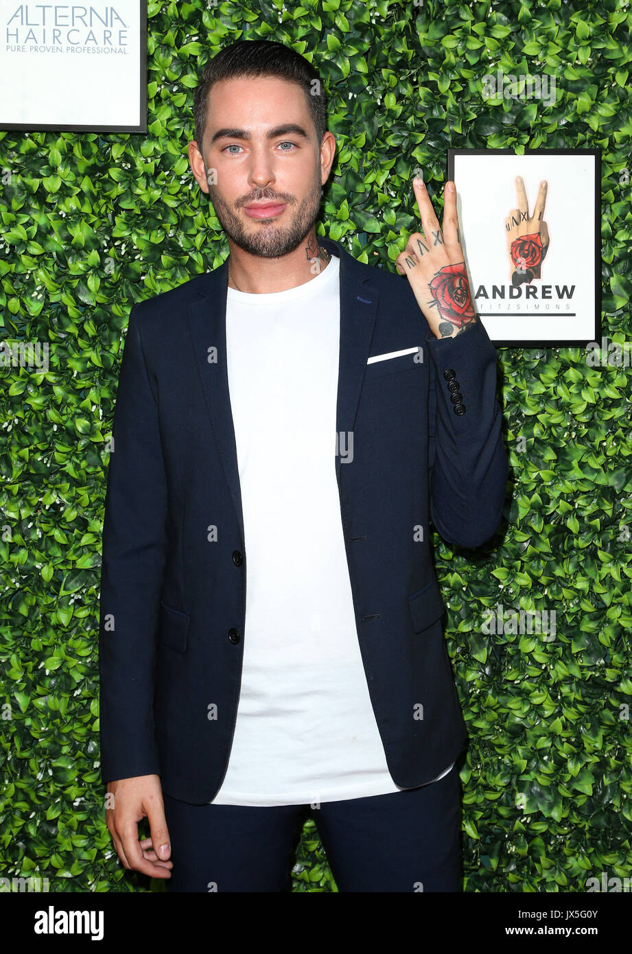 Los Angeles, Ca, USA. 14th Aug, 2017. Andrew Fitzsimon, at the launch ...
