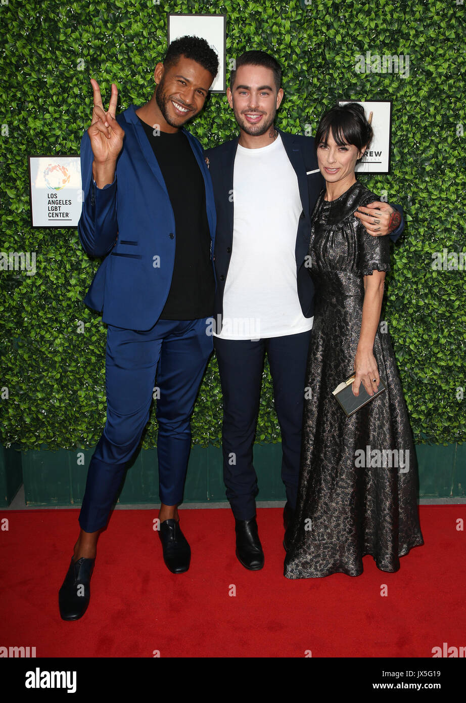 Los Angeles, Ca, USA. 14th Aug, 2017. Jeffrey Bowyer-Chapman, Andrew ...