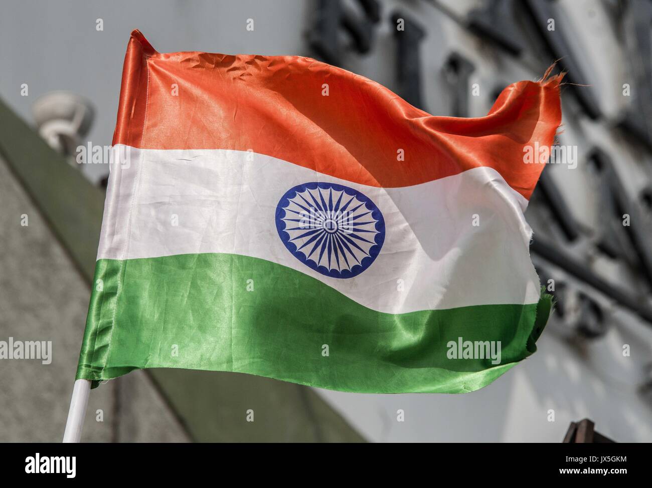 New Delhi, Delhi, India. 15th Aug, 2017. Flag of India, taken on India ...