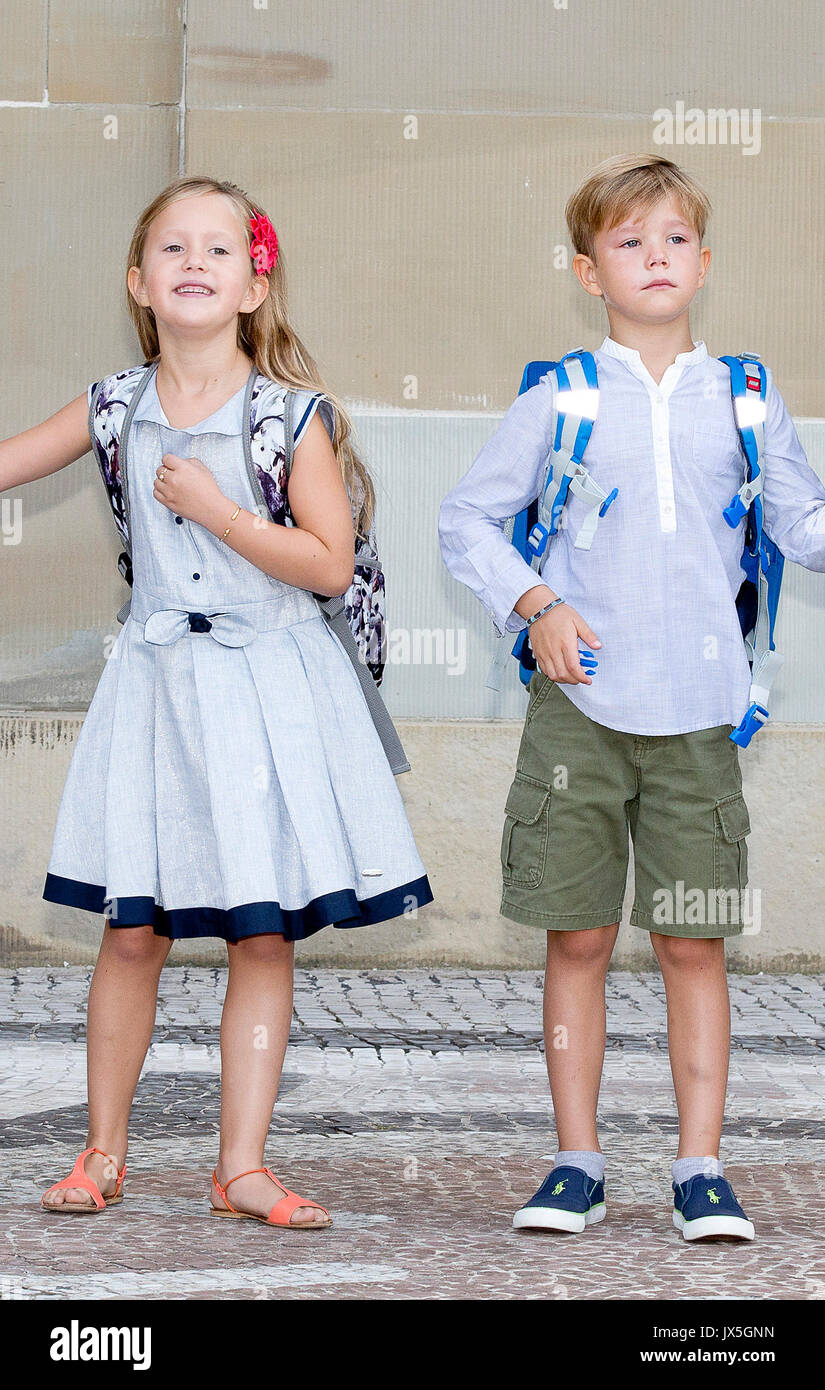 Copenhagen, Denmark. 15th Aug, 2017. Prince Vincent and Princess ...