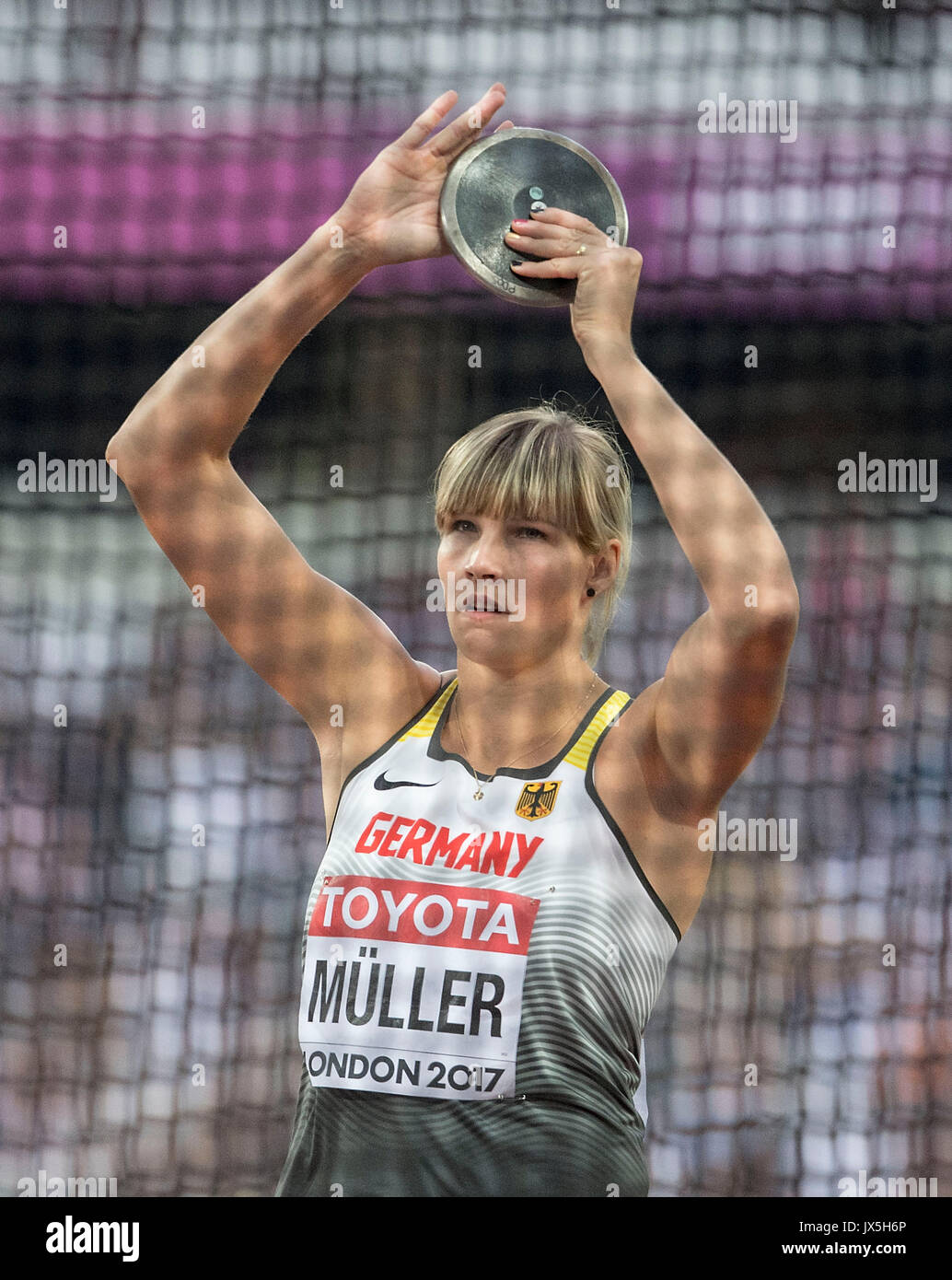 London, Grossbritannien. 13th Aug, 2017. Nadine MUELLER (MULLER ...