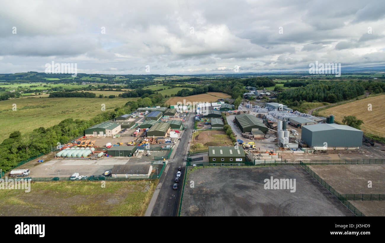 Aerial images of Penrith, Cumbria Stock Photo - Alamy