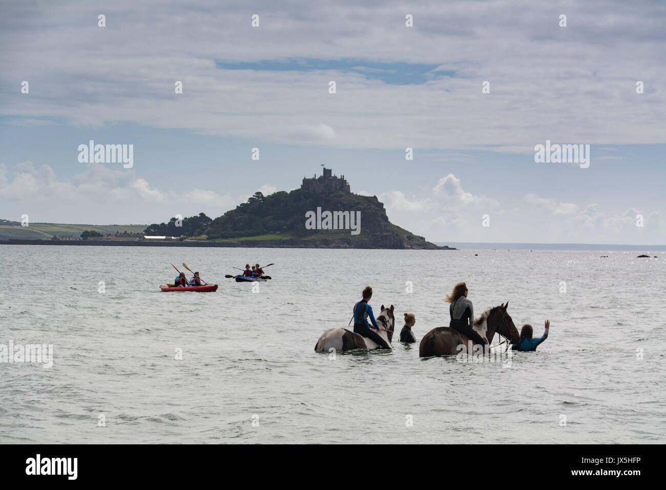 Longrock, near Marazion, Cornwall, UK. 15th August 2017. UK Weather ...