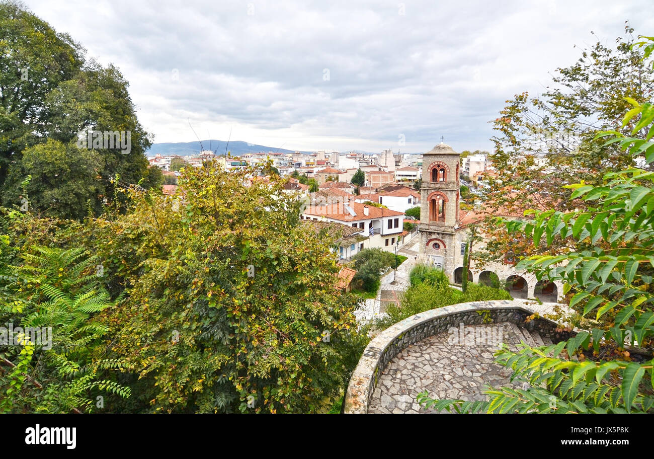 landscape of Trikala city Thessaly Greece Stock Photo - Alamy