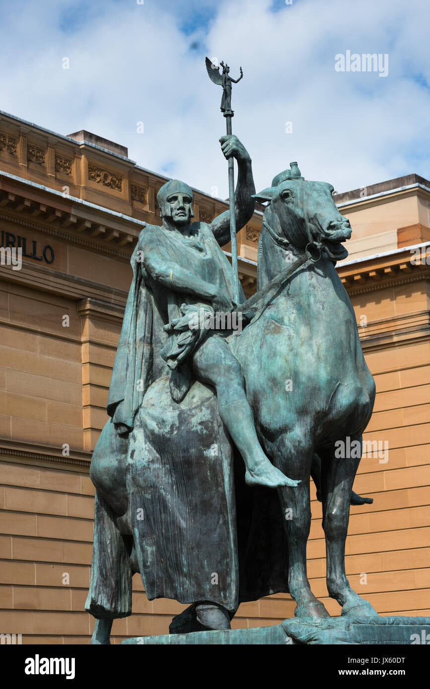 Bronze sculpture at the Art Gallery of New South Wales, Sydney ...