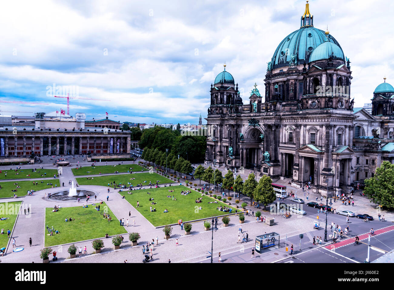 The Deutscher Dom which is the Protestant Cathedral in Berlin Germany ...