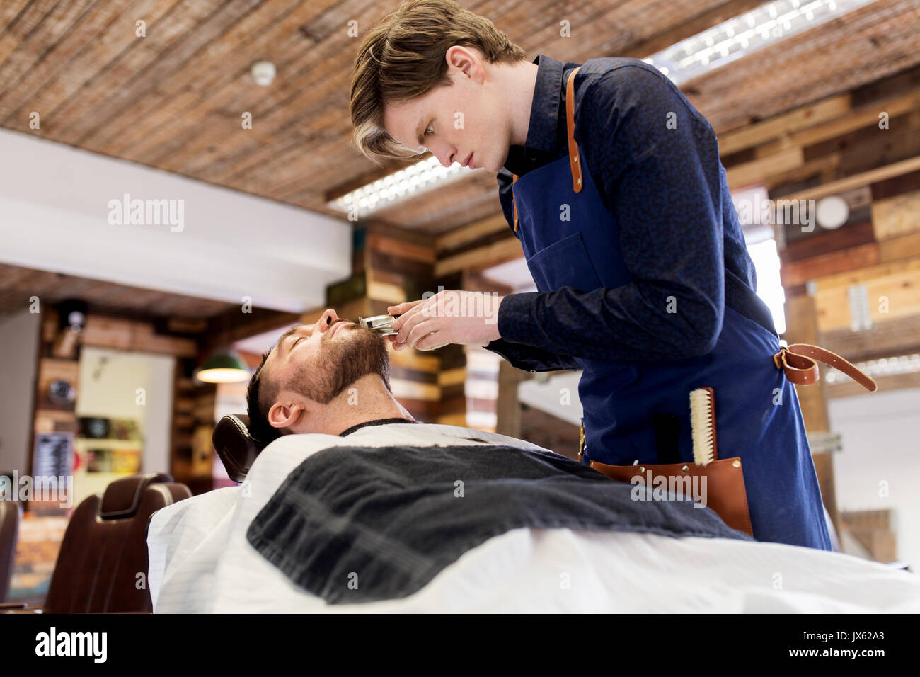 Man barber shop beard hi-res stock photography and images - Alamy