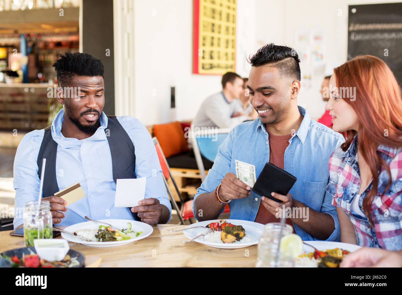 Paying At A Restaurant
