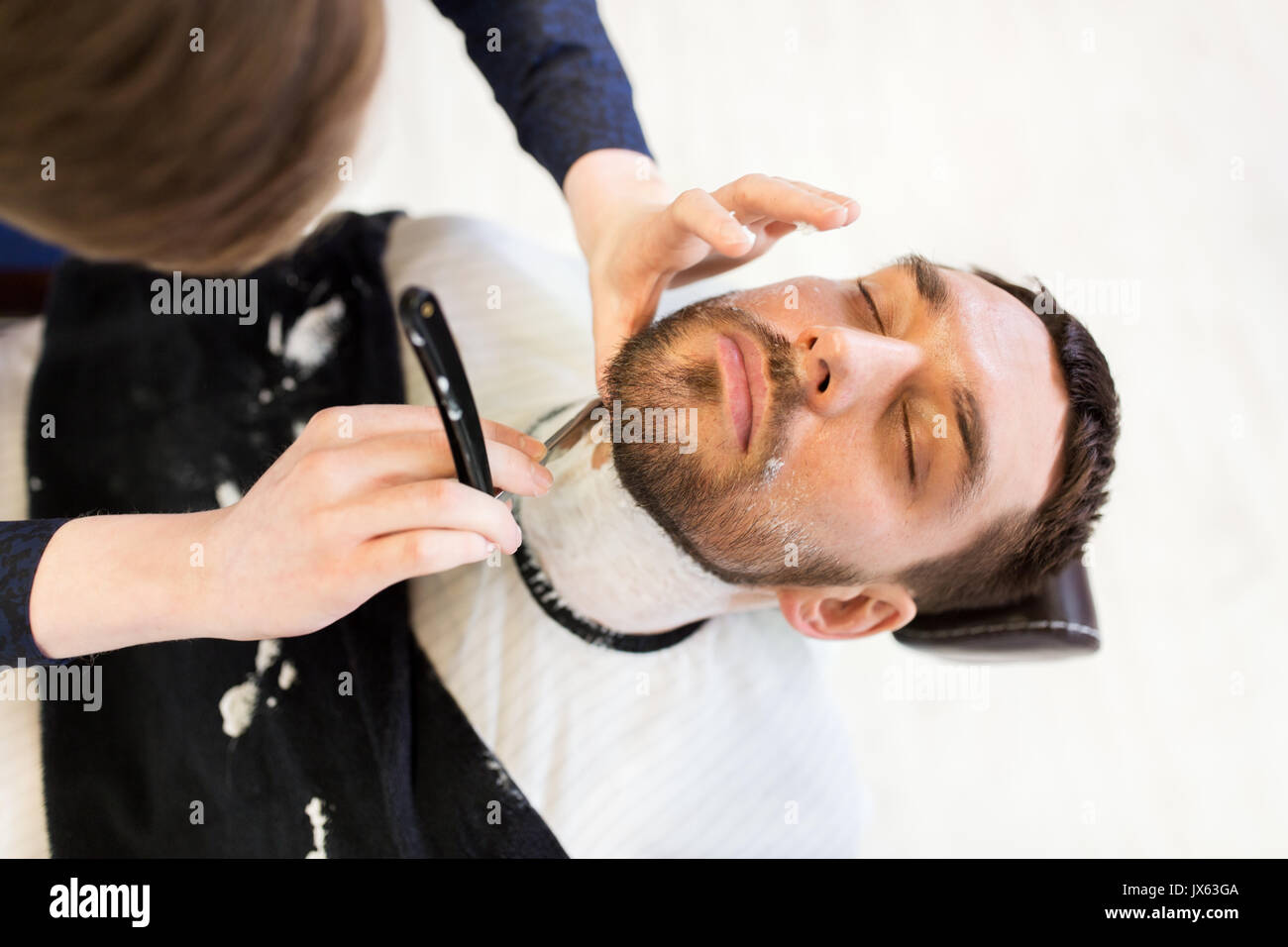Shaving razor top hi-res stock photography and images - Alamy