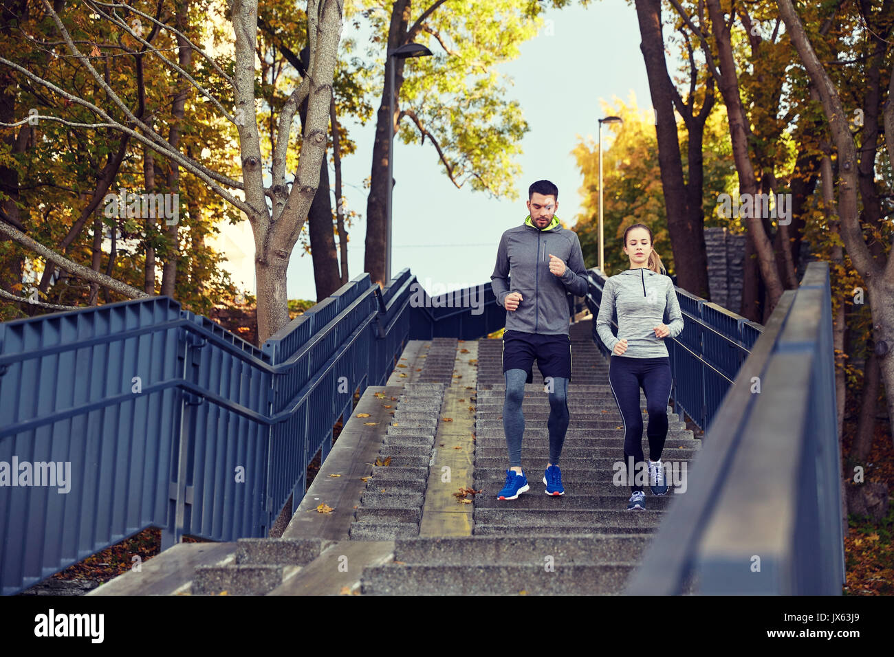 Man downstairs hi-res stock photography and images - Alamy