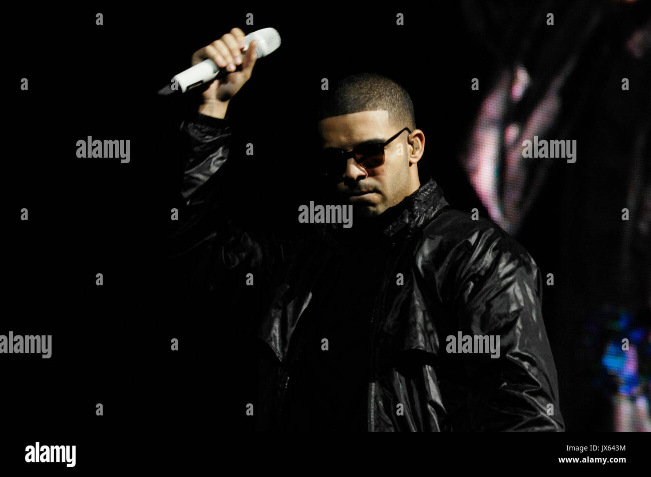 Aubrey Graham aka Drake performs 2010 Power 106 Powerhouse concert ...