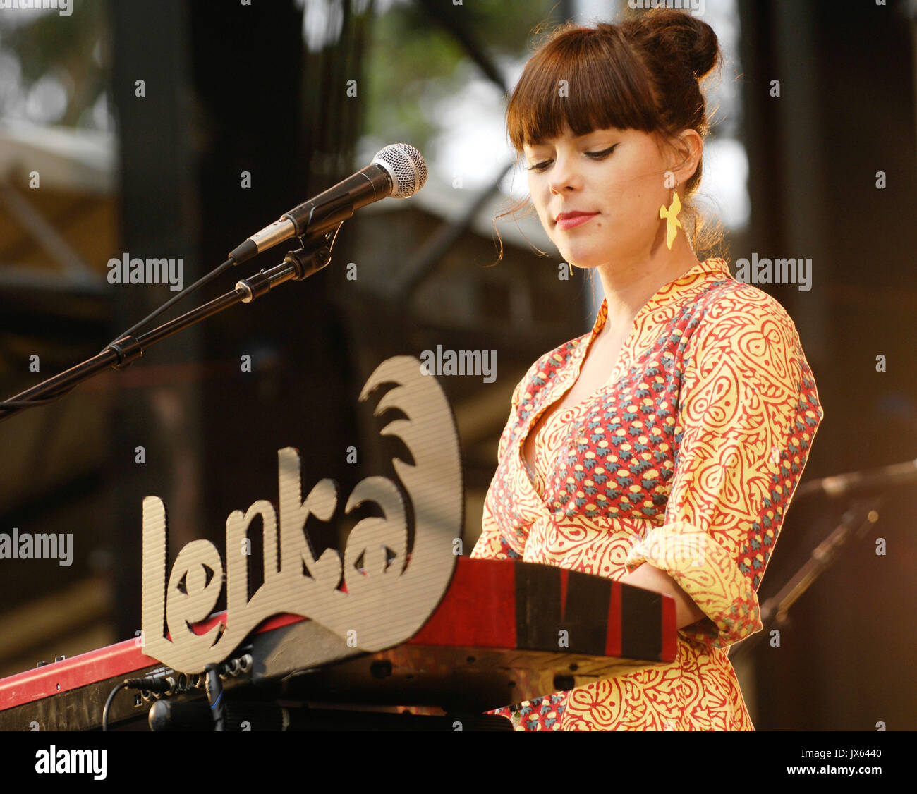 Lenka performs 2009 Outside Lands Festival Golden Gate Park August 30 ...
