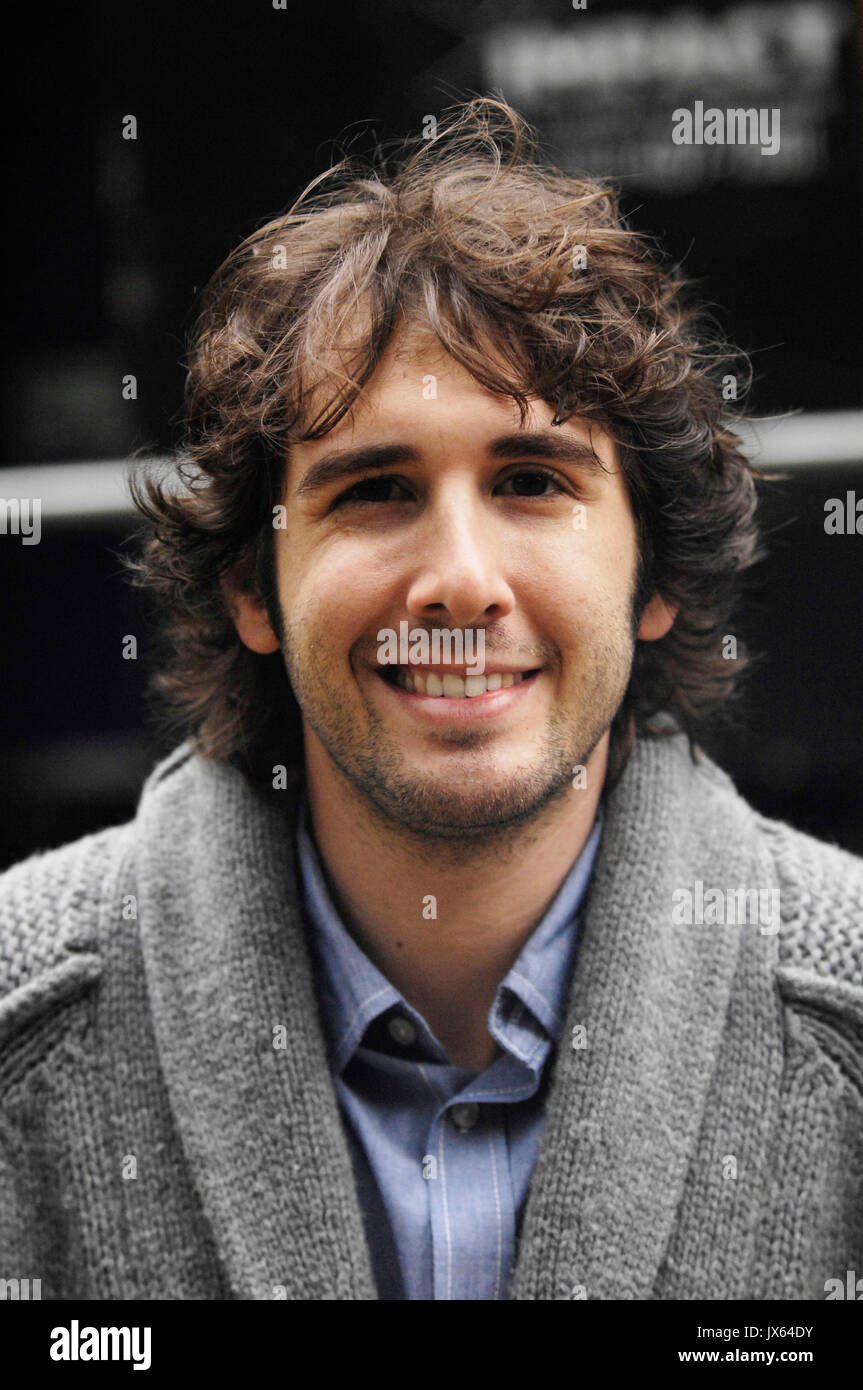 Josh Groban backstage portrait 2009 Outside Lands Festival Golden Gate ...