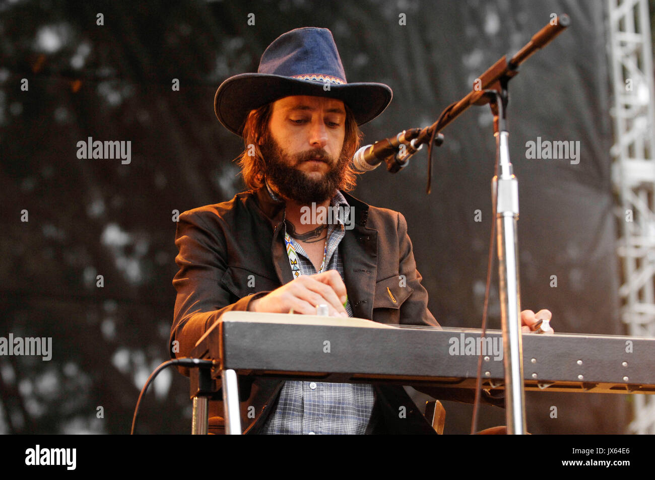Ben Bridwell Band Horses performs 2009 Outside Lands Festival Golden ...