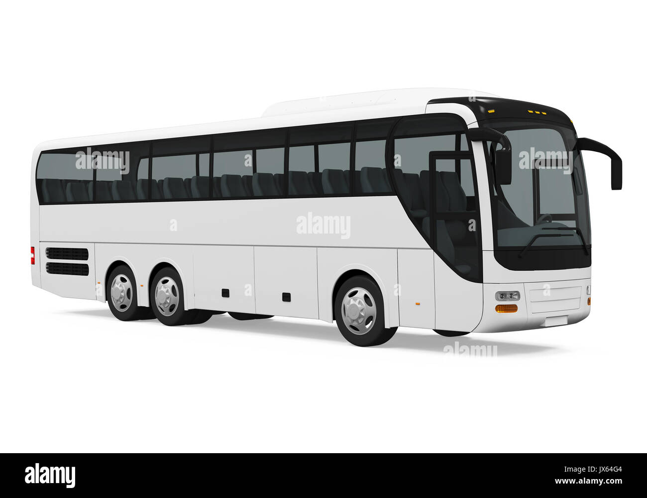 Coach Bus Isolated Stock Photo - Alamy