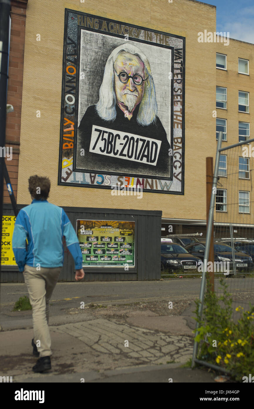 Billy connolly glasgow mural hi-res stock photography and images - Alamy
