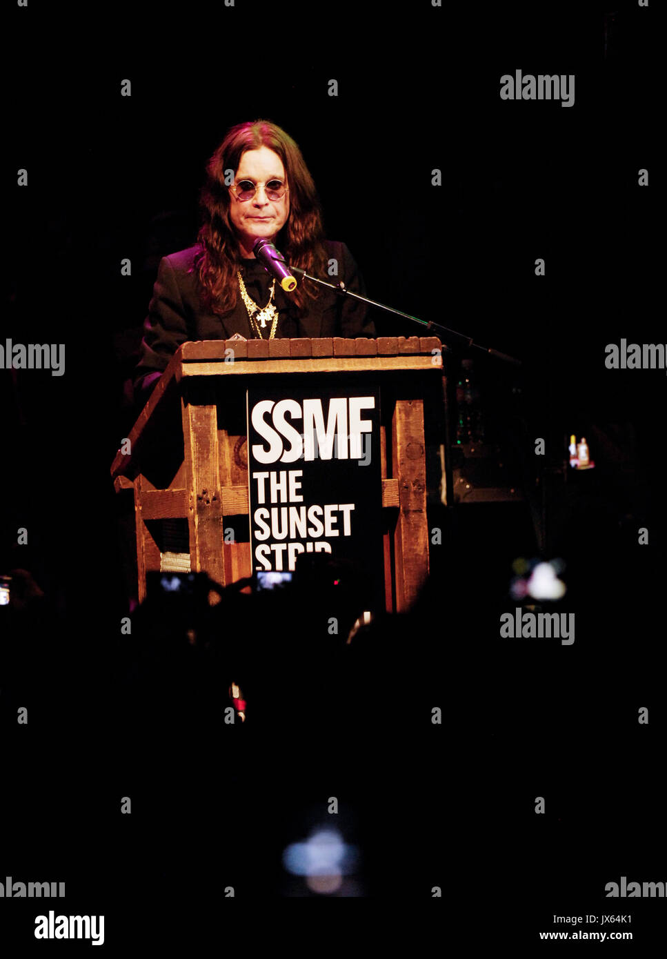 Singer Ozzy Osbourne accepts award 2nd Annual Sunset Strip Music ...