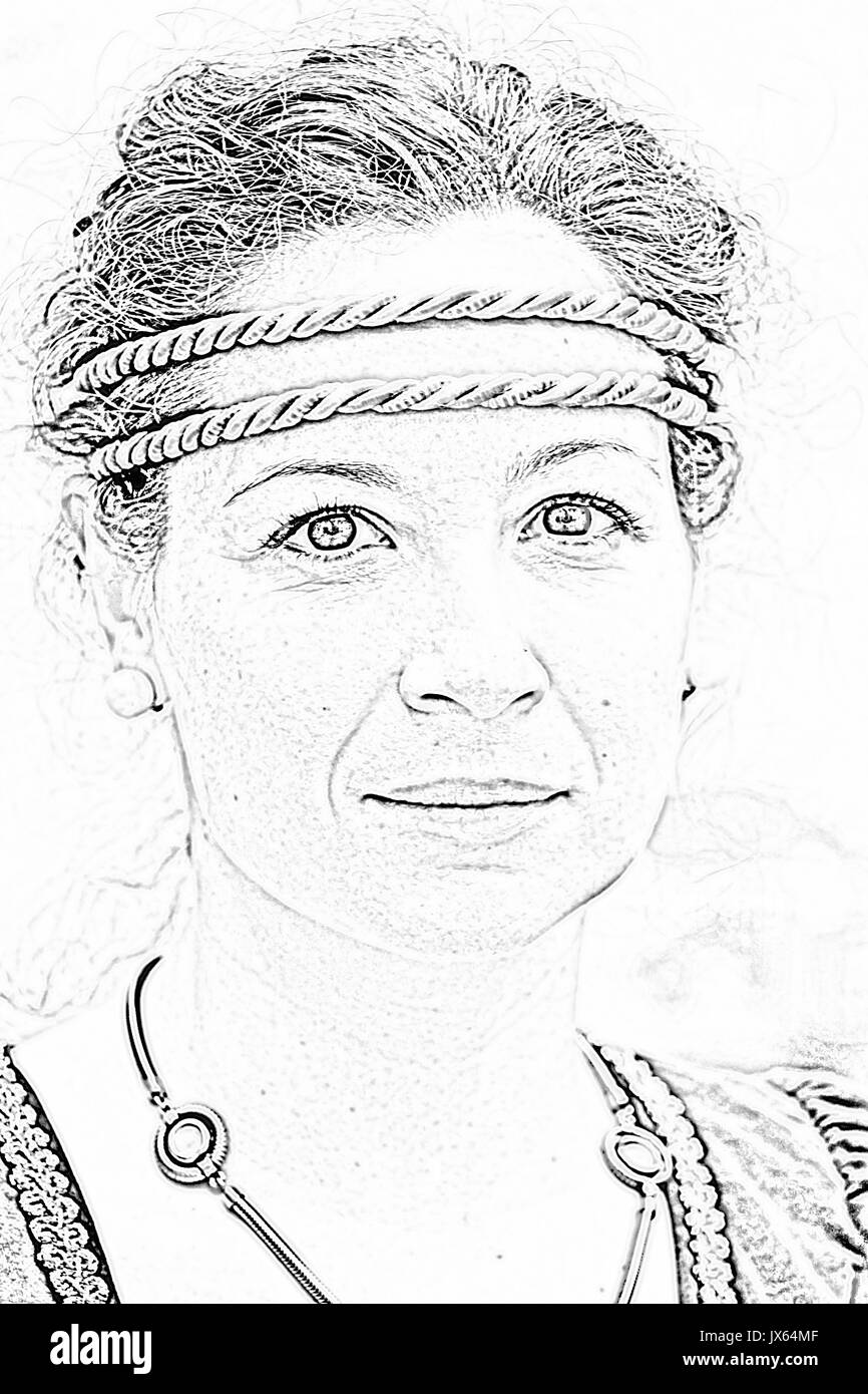 Courtesan portrait hi-res stock photography and images - Alamy