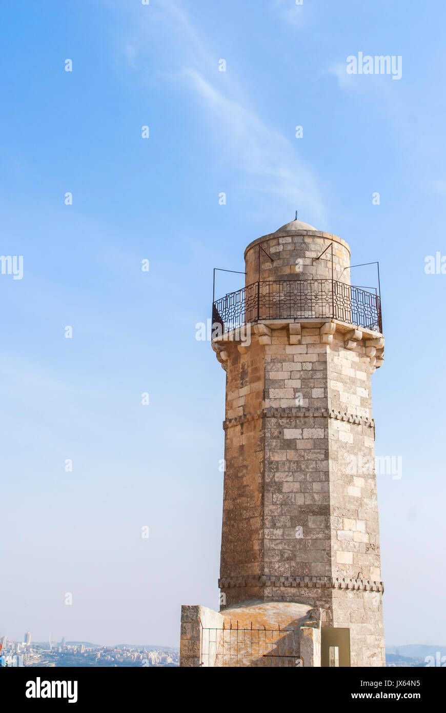 Tomb of the Prophet Samuel, near Jerusalem in Judea Desert, Israel ...
