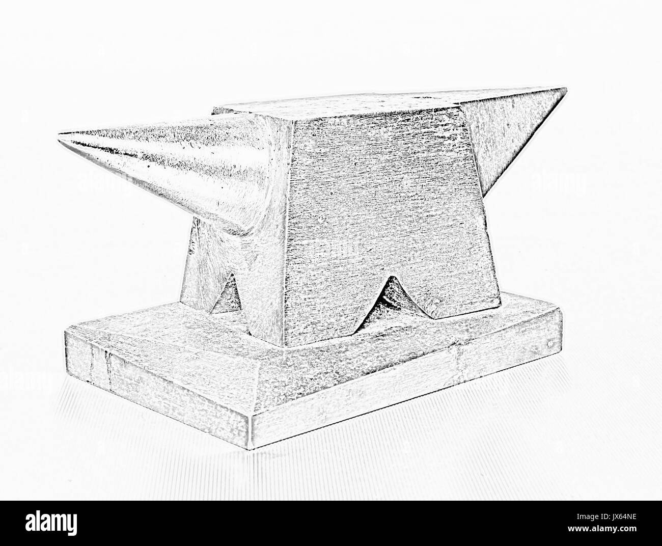 The anvil Black and White Stock Photos & Images - Alamy