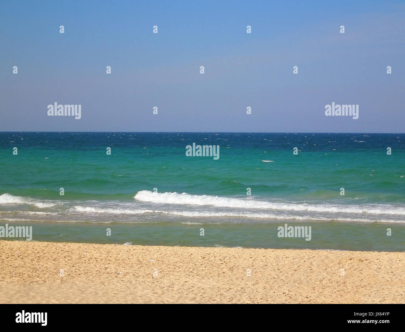 Beach in Sousse, Tunisia Stock Photo - Alamy